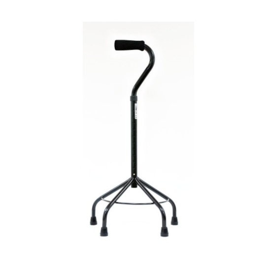 Canne quadripode | Aluminium | Réglable en hauteur