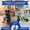 Tricycle 5 en 1 | Évolutif | Guidon siège réglable |Max 25kg | Léger